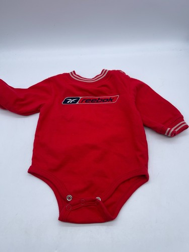 Reebok one piece sleeper in red - Size 6/9 mos | eBay