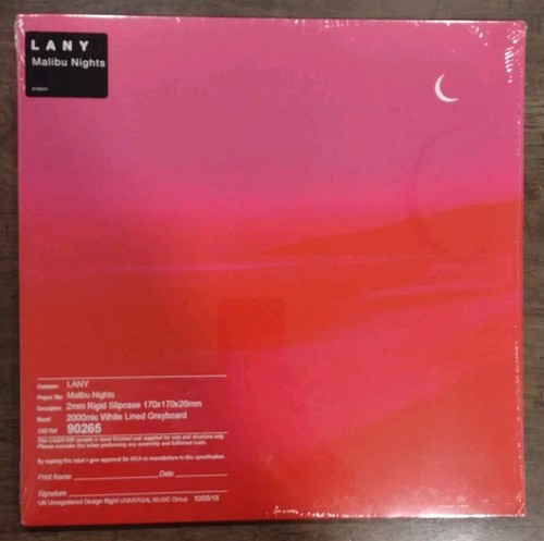 LANY - Malibu Nights (2018 Vinyl LP Universal) *Brand New 602567882510 ...