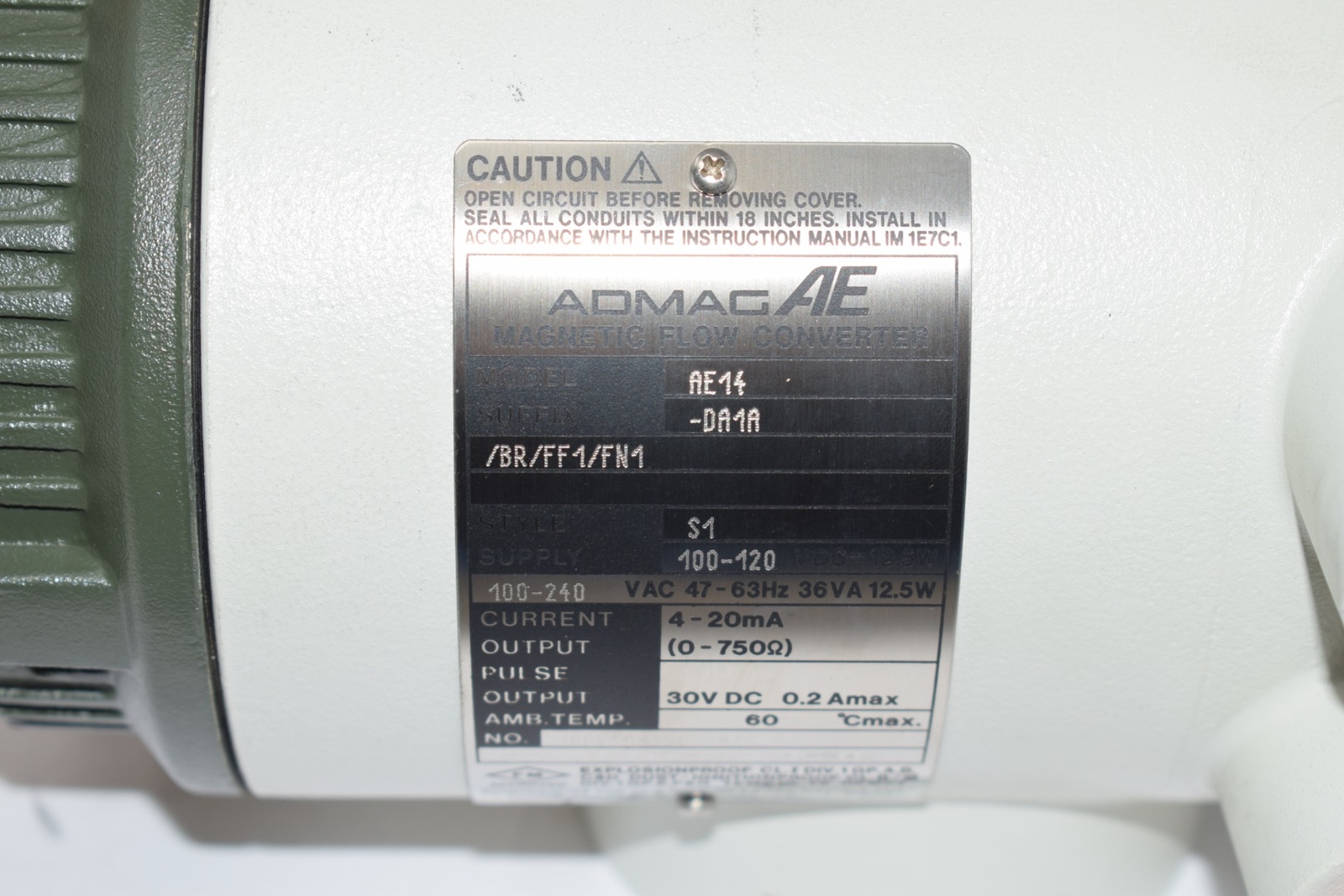 NEW Yokogawa Admag AE Magnetic Flow Converter AE14 AE14-DA1A/BR/FF1/FN1 ...