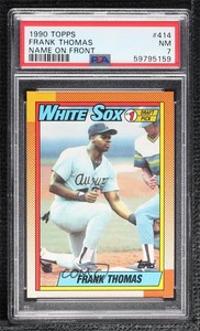 Frank Thomas 1990 Topps #414 Base Price Guide - Sports Card Investor