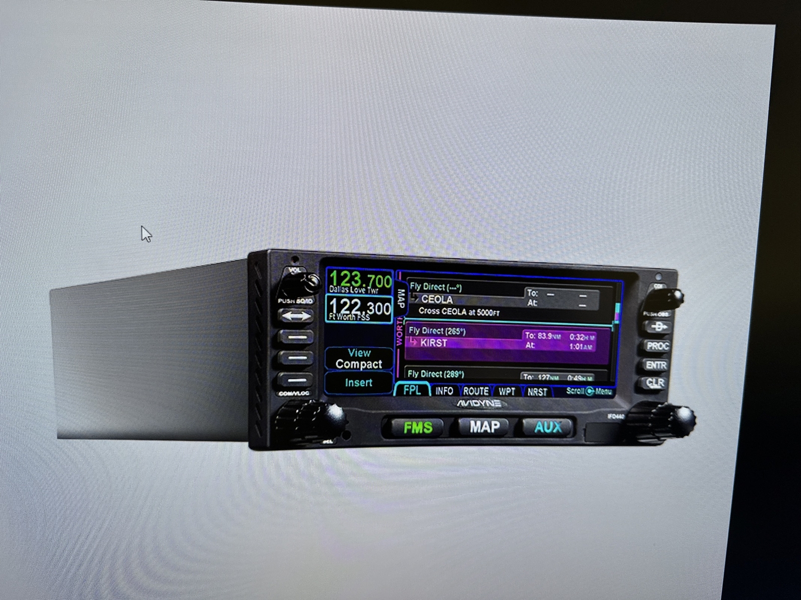 💥REPLACEMENT GNS430W AND SLIDE NEW IFD 440💥AVIDYNE💥 | eBay