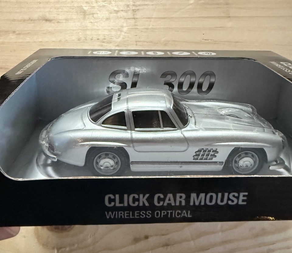 Mercedes Benz 300SL Silver Click Car Mouse Wireless NEW | eBay