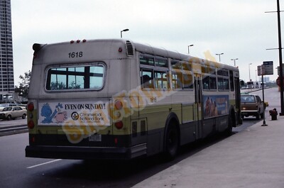 Vtg 1986 Bus Slide 1618 CTA Y1Q037 | eBay