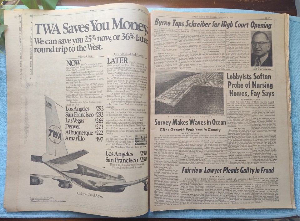 New York Daily News Jersey 9 January 1975 Joseph Kallinger Maria ...