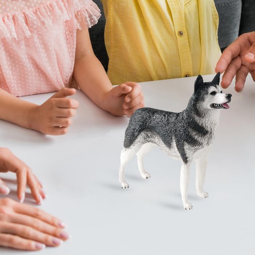 Realistic Dog Figure Toys Husky Dog Statue, | eBay