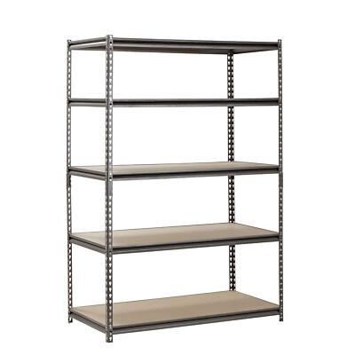 Heavy Duty 71"H Shelf Unit Garage Steel Metal Storage 5 Level Shelves ...
