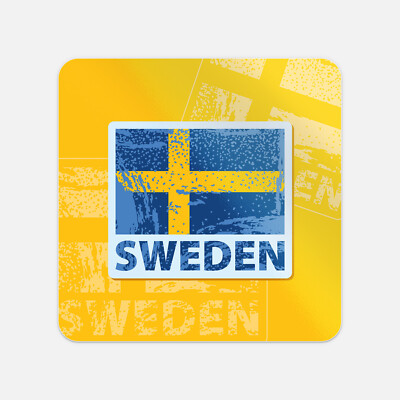 Sweden Scandinavia Travel Flag Vinyl Sticker Decal | eBay