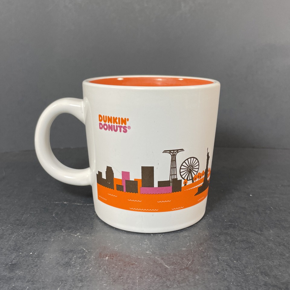 Dunkin Donuts Destinations Mug New York Runs On Dunkin 14 Oz Coffee Cup ...