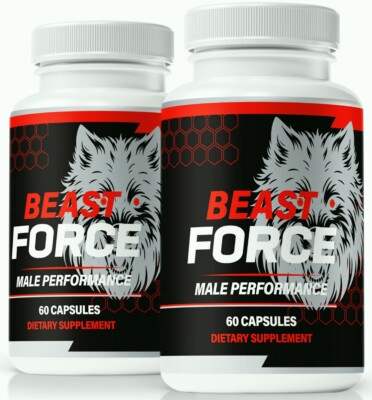 (2 Pack) Beast Force ed Pills for Men, BeastForce for Male Health ...