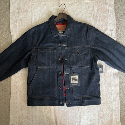 Filson Lined Denim Short Cruiser Jacket, Men's L | eBay