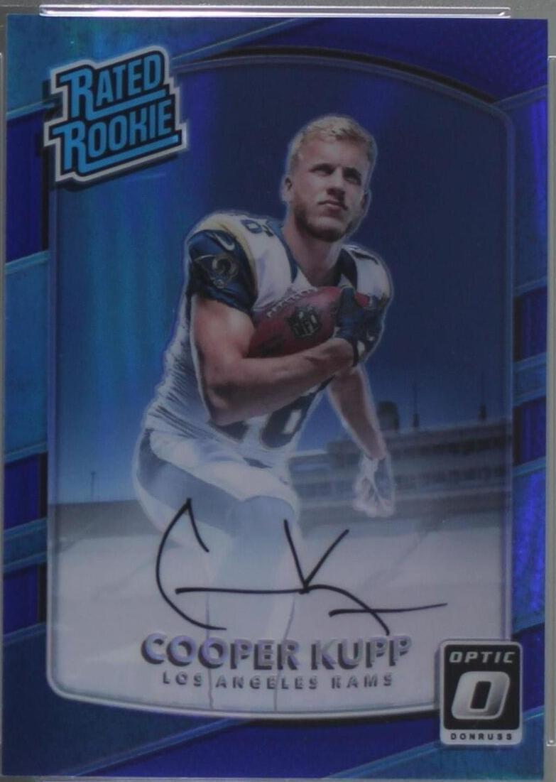 2017 Donruss Optic - Rated Rookie Cooper Kupp #179 Blue Autographs /75 ...
