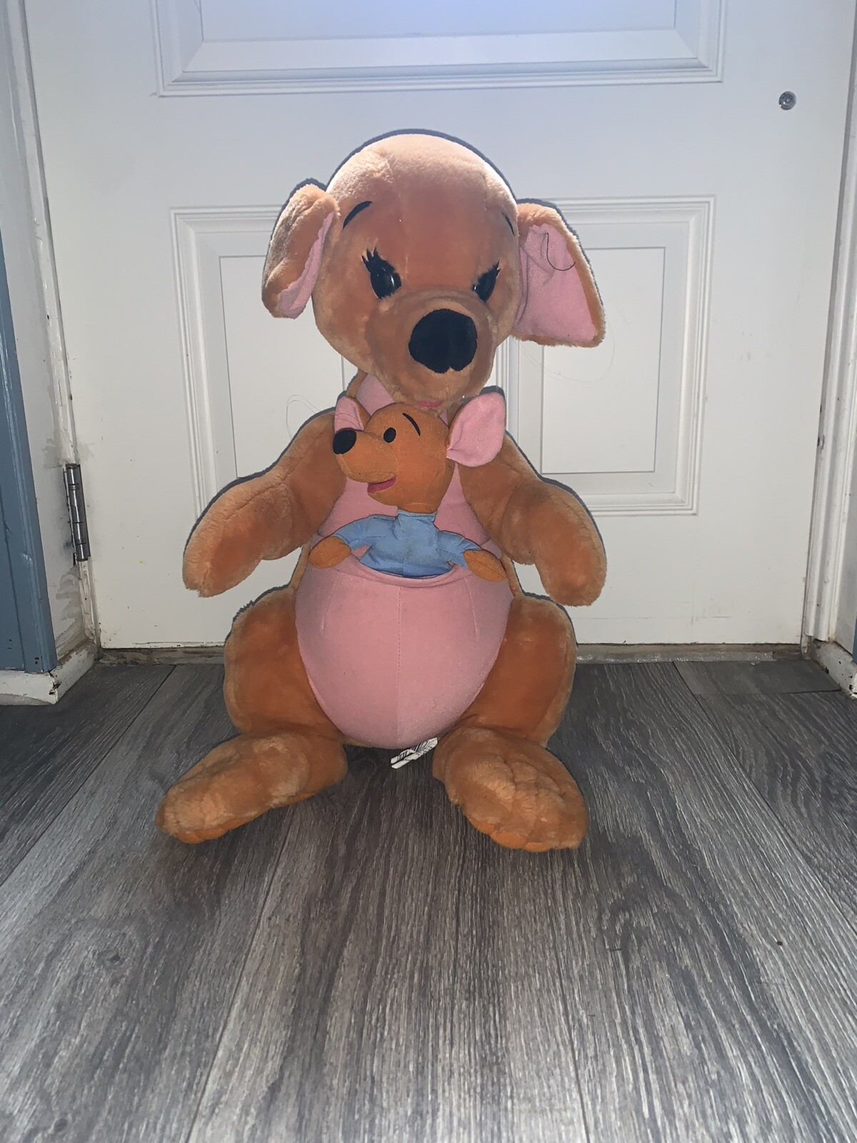 Disney Pooh Jumbo Kanga and Roo 21" Large Plush Stuffed Kangaroo Toy ...