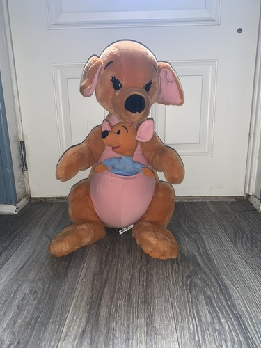 Disney Pooh Jumbo Kanga and Roo 21" Large Plush Stuffed Kangaroo Toy ...