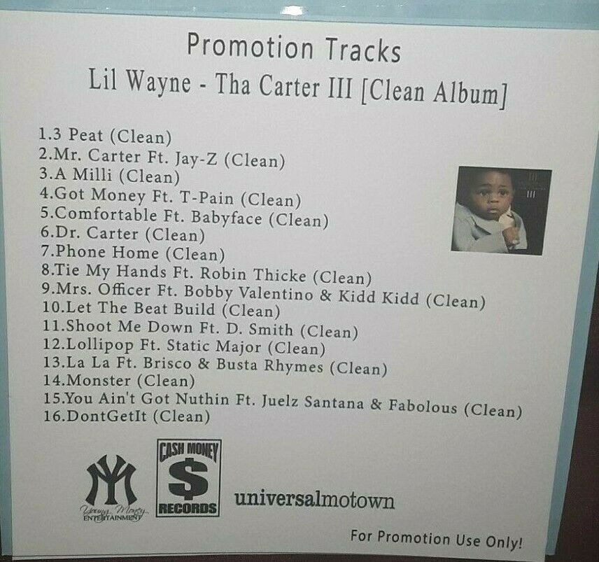 Tha Carter 5 Tracklist