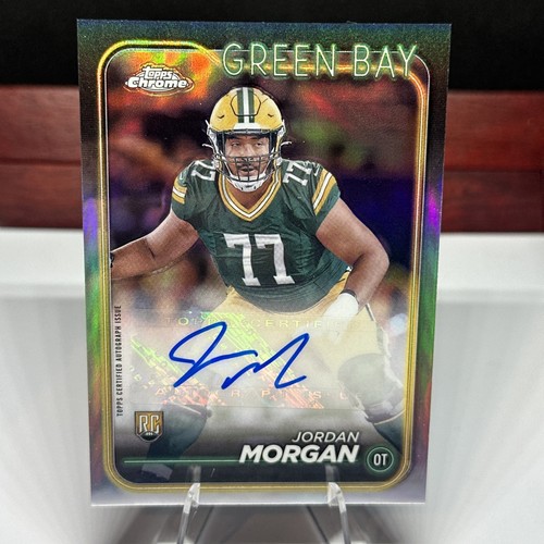 2024 Topps Chrome Football Refractor - Jordan Morgan RC Auto - 💎 | eBay