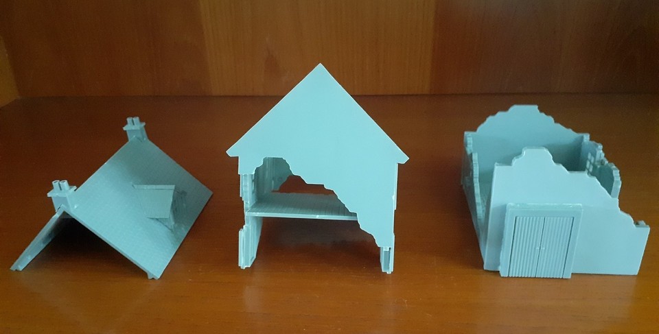 Italeri 1/72 Scale Built and Unpainted French House Plastic Model Kit ...