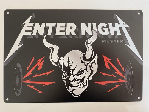 Metallica - Stone Brewing Beer Metal Sign - Enter Night Pilsner | eBay