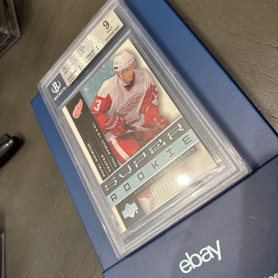 2001-02 UD Premier Collection Pavel Datsyuk Super Rookie RC 146/250 BGS ...