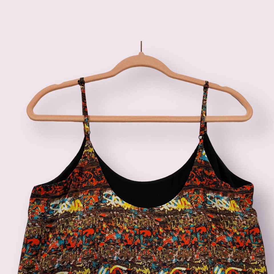 Sam Edelman Graffiti Sleeveless Mini Dress Women’s Size Small Cocktail ...