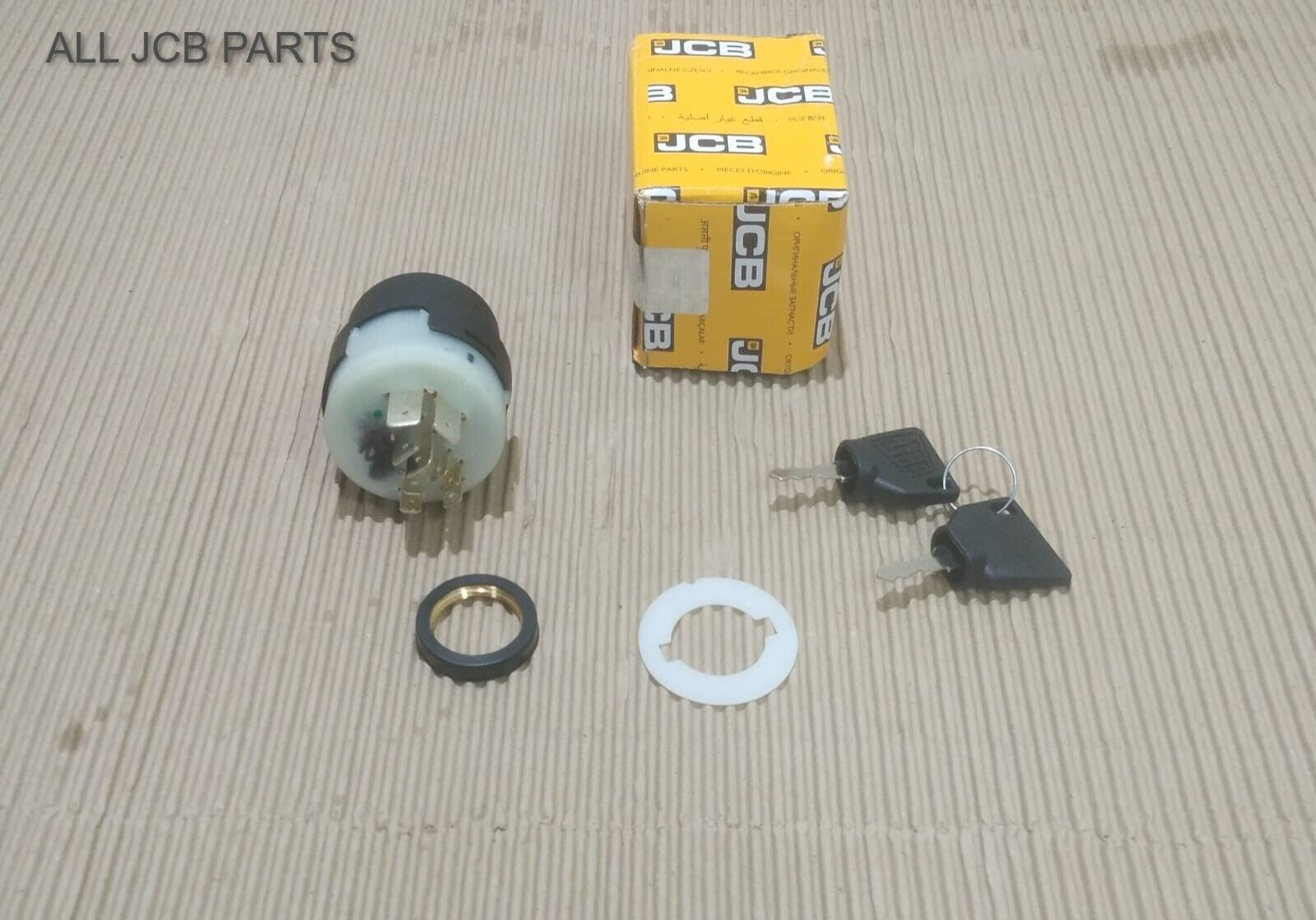 GENUINE JCB IGNITION SWITCH AND 2 KEYS (PART# 701/80184 701/45500) | eBay