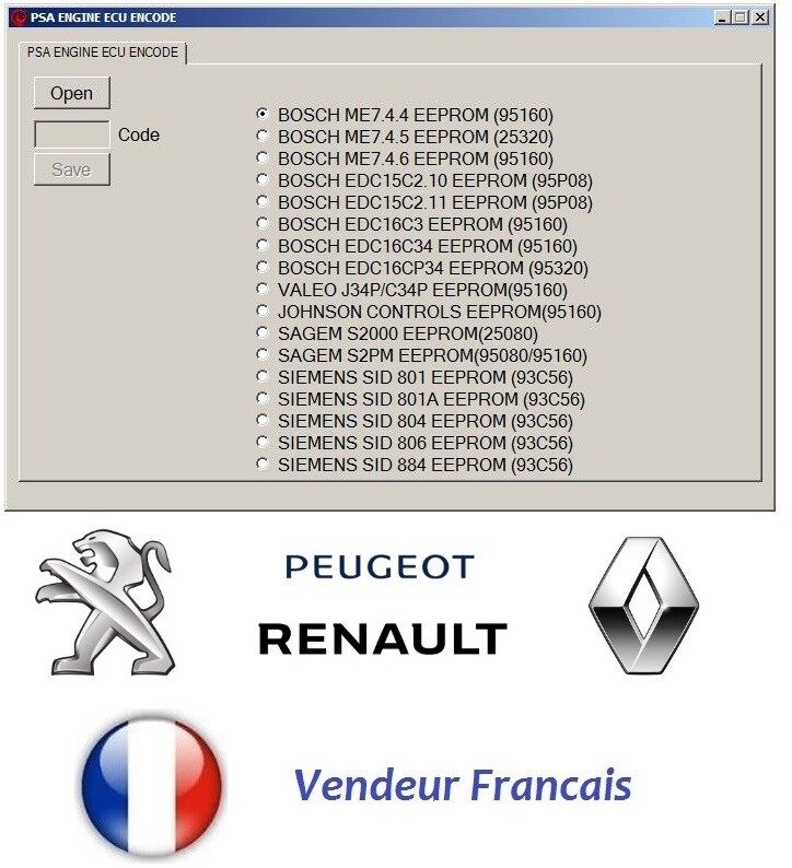 Renault immo PIN code extractor software | eBay