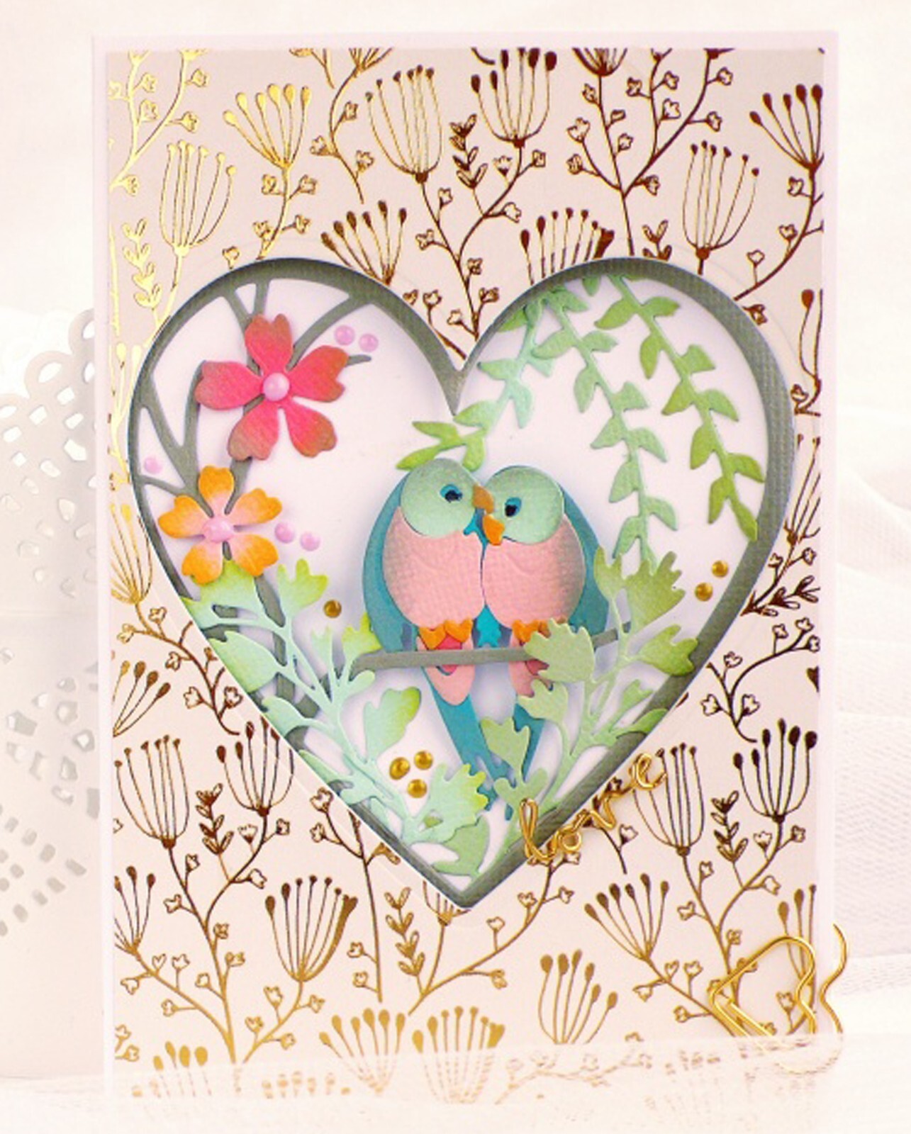 New, Retired Sizzix Thinlits Love Birds Shadow Box 22pc #663619 Retail $22.99 | eBay