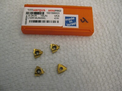 Vargus Minipro 6.0KIR 18UN VKX Carbide Insert 4pc Lot | eBay