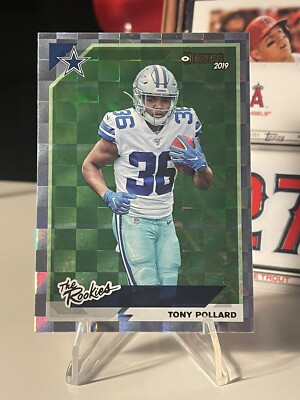 2019 Panini Donruss The Rookies, Tony Pollard, Card #TR-37, Dallas ...