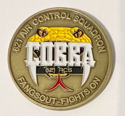 621st Air Control Squadron King Cobra Challenge Coin 9-25, 2015 Combat ...