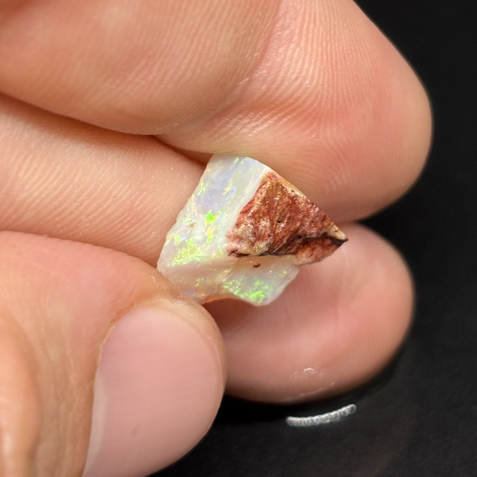 Rough Uncut Rare Australian Lambina Opal With Nice Full Multifired ...