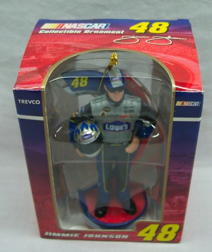 JIMMIE JOHNSON RACER Nascar #48 Lowes CHRISTMAS TREE ORNAMENT NEW | eBay