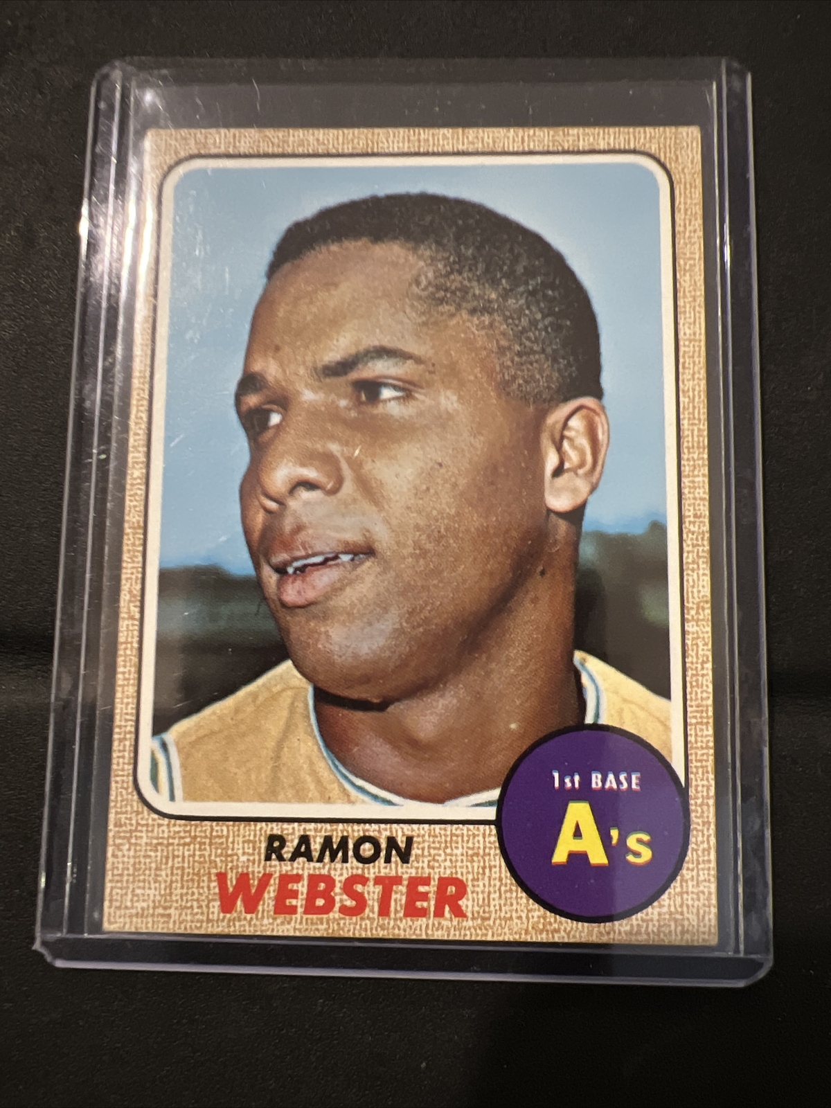 1968 Topps Baseball Card #165 Ramon Webster - Low To Mid Grade - G/VG ...
