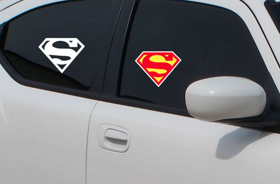Superman Sticker Decal - Die Cut Waterproof Vinyl - Marvel | eBay