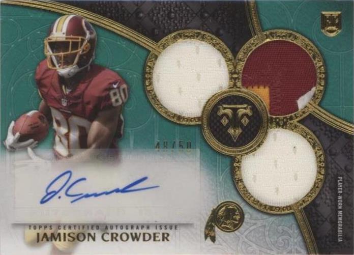 2015 Topps Triple Threads - Rookie Autographed Triple Relics Jamison ...