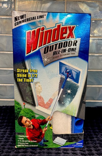 NEW Windex Outdoor All-In-One Outdoor Glass and Window Cleaning Tool ...