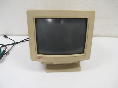 Vintage Compaq 462 CRT Monitor 1995 w/ cords | eBay