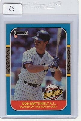 1987 Donruss Highlights Don Mattingly #23 Yankees Nm/mt (B) | eBay