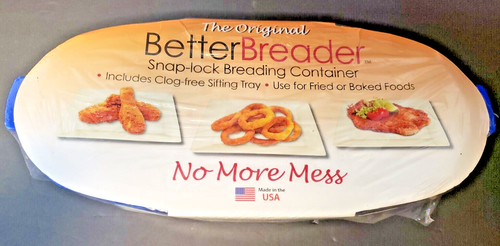 Original Better Breader Batter Bowl Snap Lock Breading Container New ...