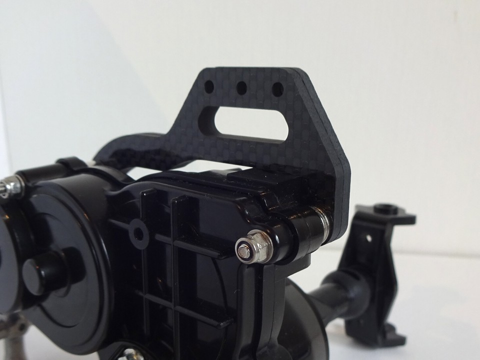 UKMonsters Tamiya Clodbuster Carbon Fibre V2 Upper Top Link Mounts ...