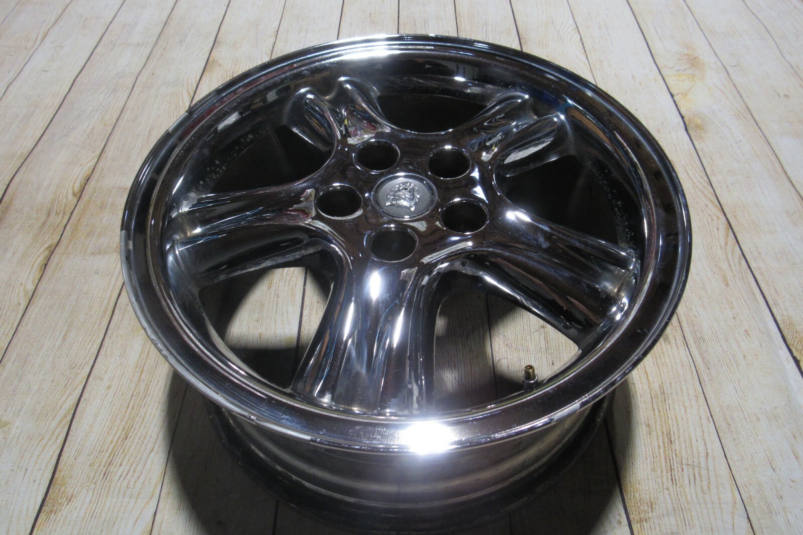 1997-2003 XJ6 XK8 XKR CHROME 18" JAGUAR XJ8 XJR "PENTA" OEM WHEEL RIM ...
