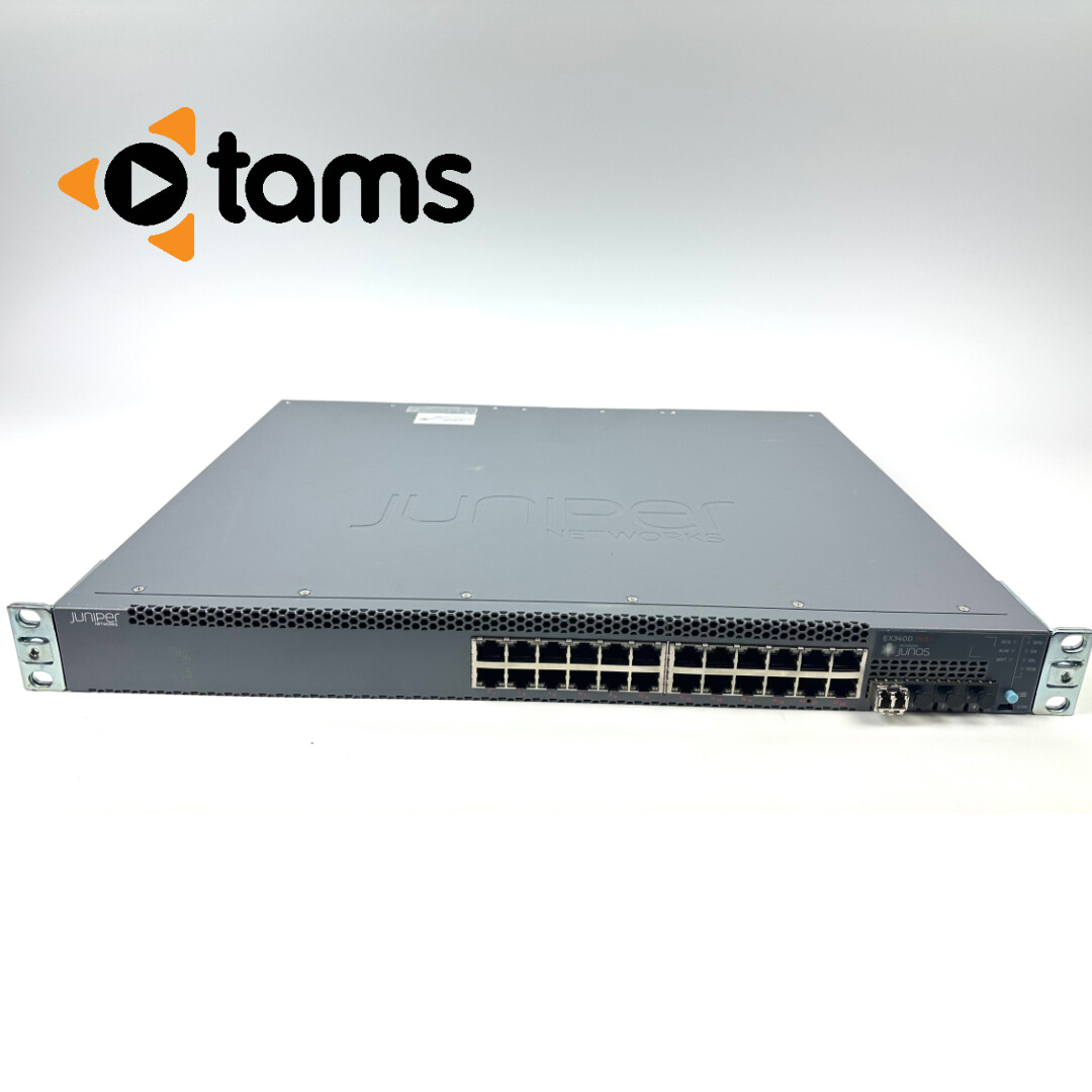 Juniper EX3400-24P 24-Port PoE+ 4x SFP+ 2x 40G QSFP+ AFO Switch | eBay