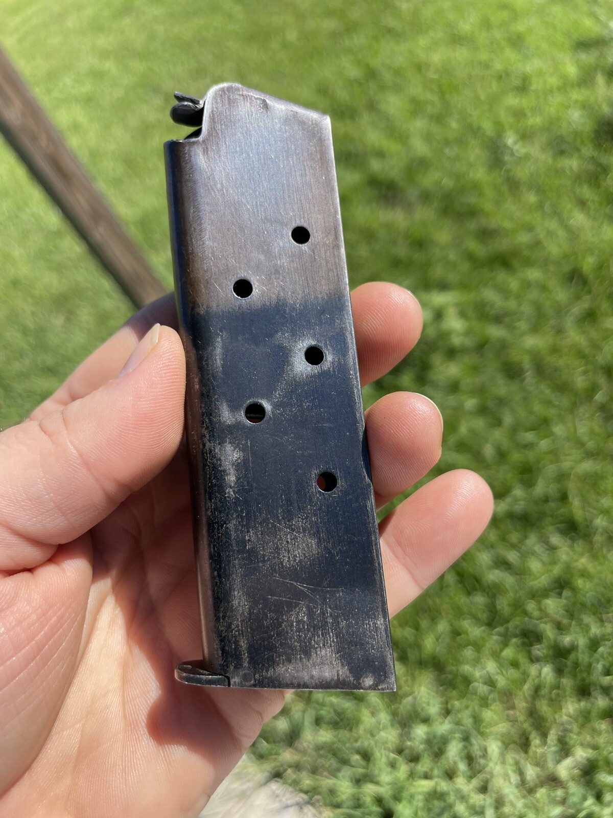 WWI US Army USGI Colt 1911 WW1 Two Tone Pistol Magazine R MARKED RISDON ...