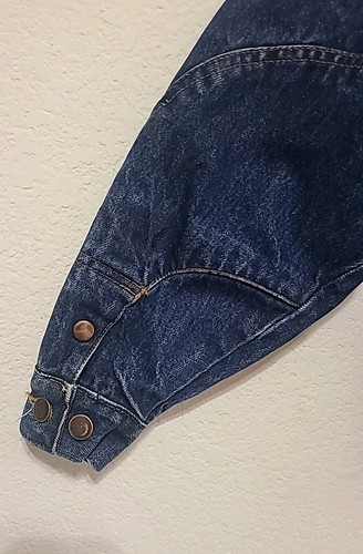 Vintage GRAPEVINES Sherpa Jean Jacket Men's Large | eBay