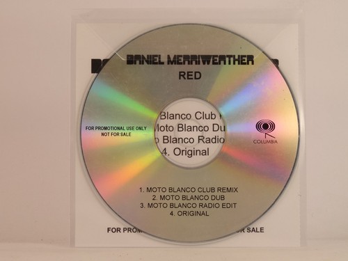 DANIEL MERRIWEATHER RED (C15) 4 Track Promo CD Single plus White Sleeve ...
