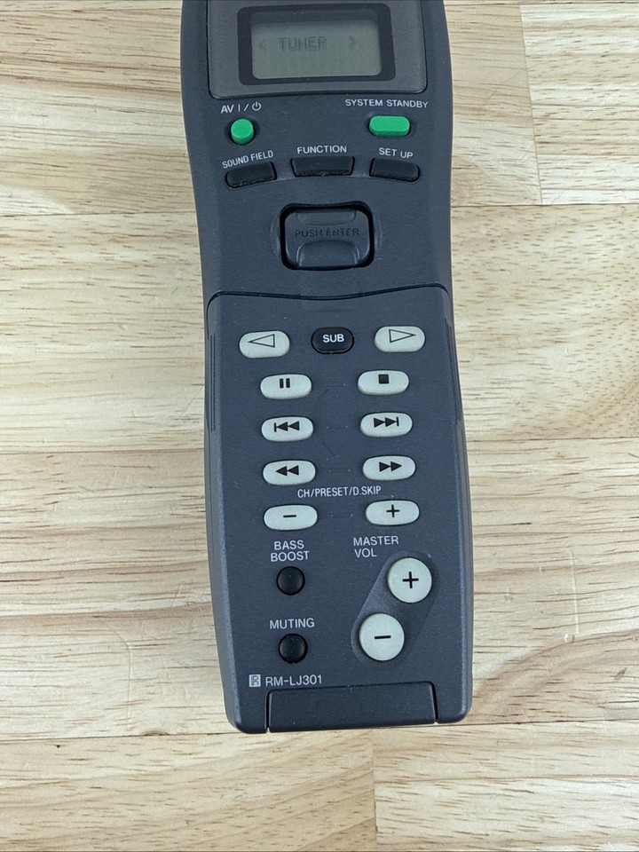Sony RM-LJ301 Remote Control OEM STR-DE925 STR-DE825 STR-DE625 Genuine ...