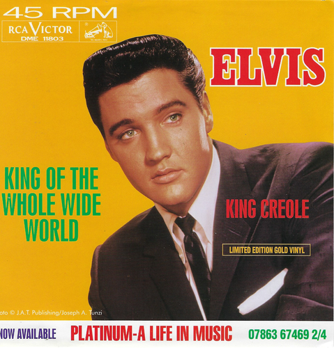 Elvis Presley MINT NOS LIMITED PROMO ONLY 45 W/PIC SLEEVE YELLOW VINYL ...