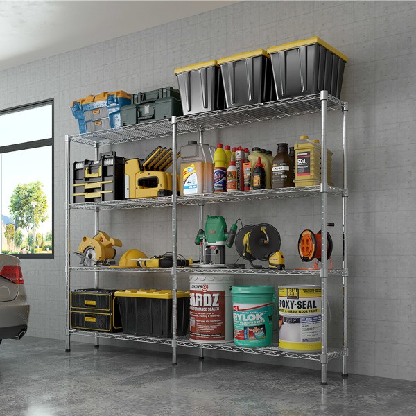 4-layer Double Row Adjustable Interlayer Spacing, Household Shelf | eBay