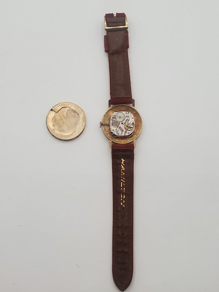 Hamilton 22 Jewel Liberty Coin 10k RGP Mens Wristwatch | eBay
