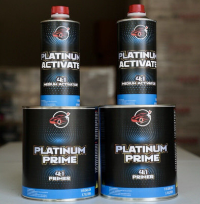 Platinum Prime 4:1 2K Urethane High Build Primer & Sealer 2 GALLON KITS ...