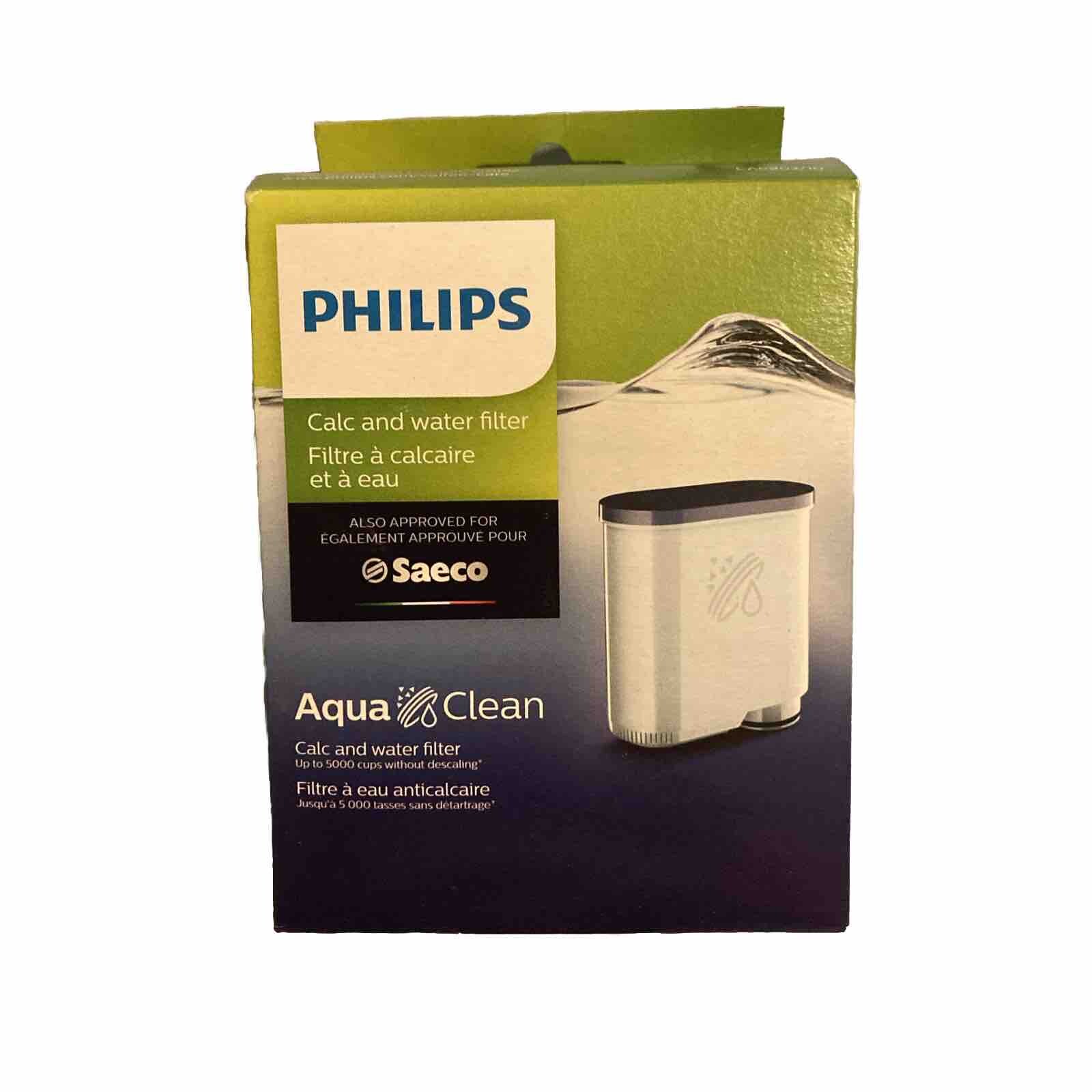 PHILIPS SAECO AquaClean Calc and Water Filter CA6903/10 NOS Aqua Clean ...